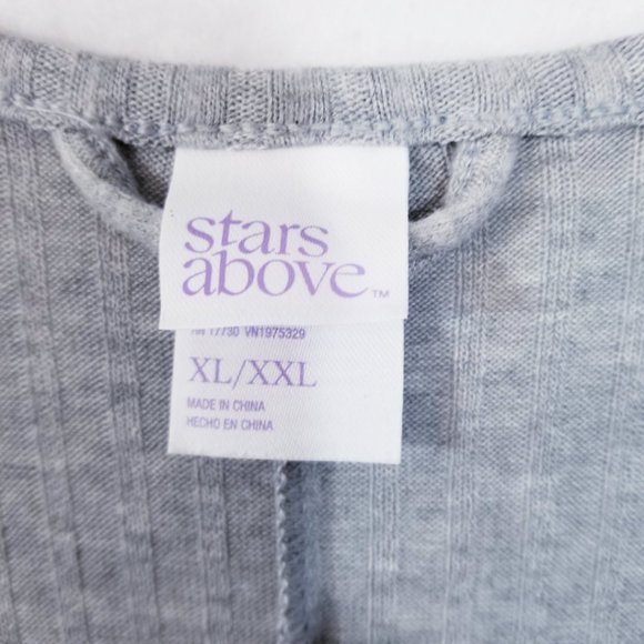 stars above | Intimates & Sleepwear | Stars Above Open Front Gray Robe ...